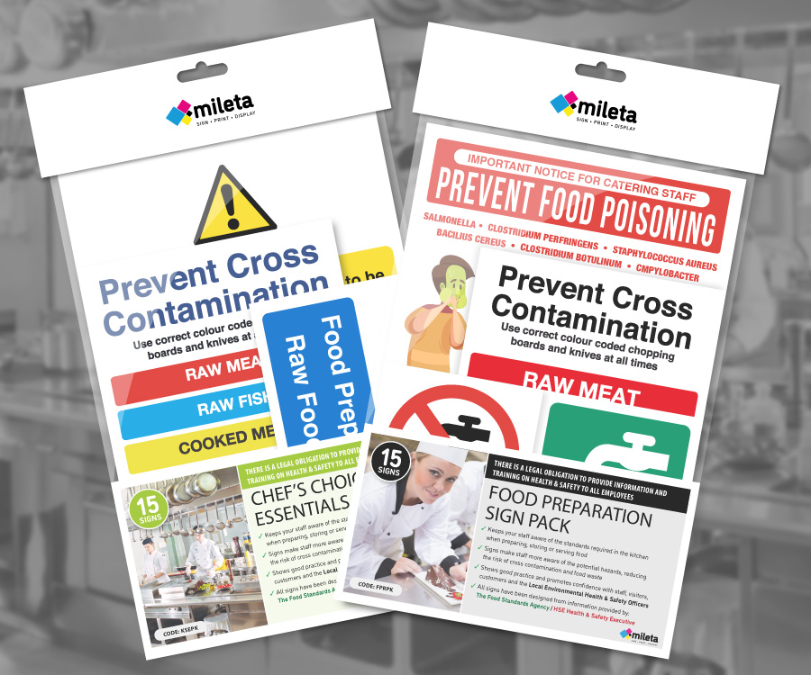 Catering Safety & Food Hygiene Signs and Posters
