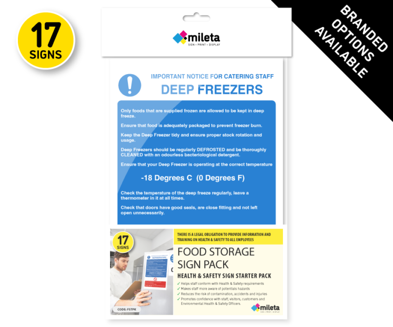 FSTPK - Food storage sign pack