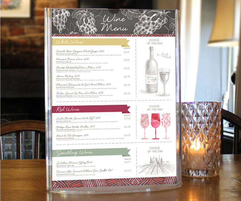Oval Base Clear Acrylic Information Displays | Mileta Signs & Displays ...