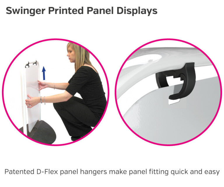 Swinger Printed Panel Pavement Displays - 3 Sizes | Mileta Signs ...