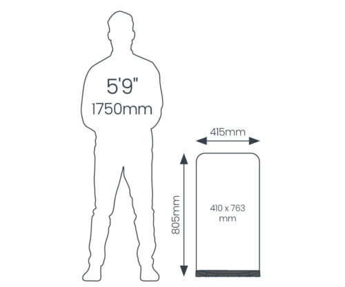 No Parking Here Free Standing Safety Sign