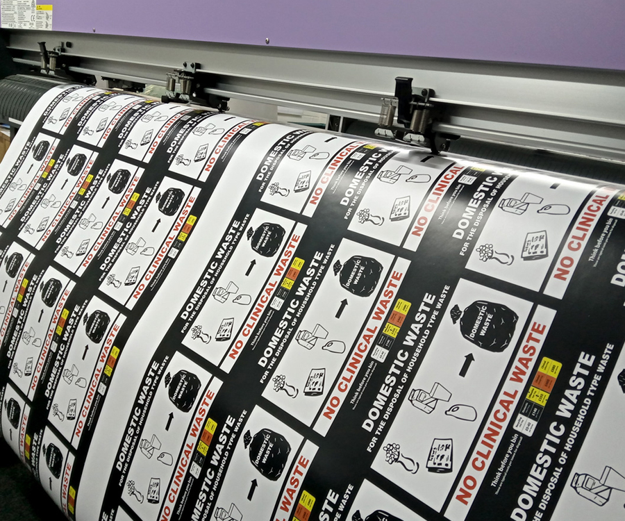 Printed Vinyl Graphics & Large Format Stickers - Mileta Signs and ...