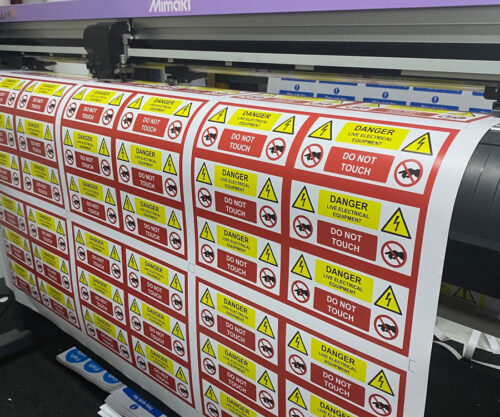Printed Vinyl Graphics & Large Format Stickers - Mileta Signs and ...